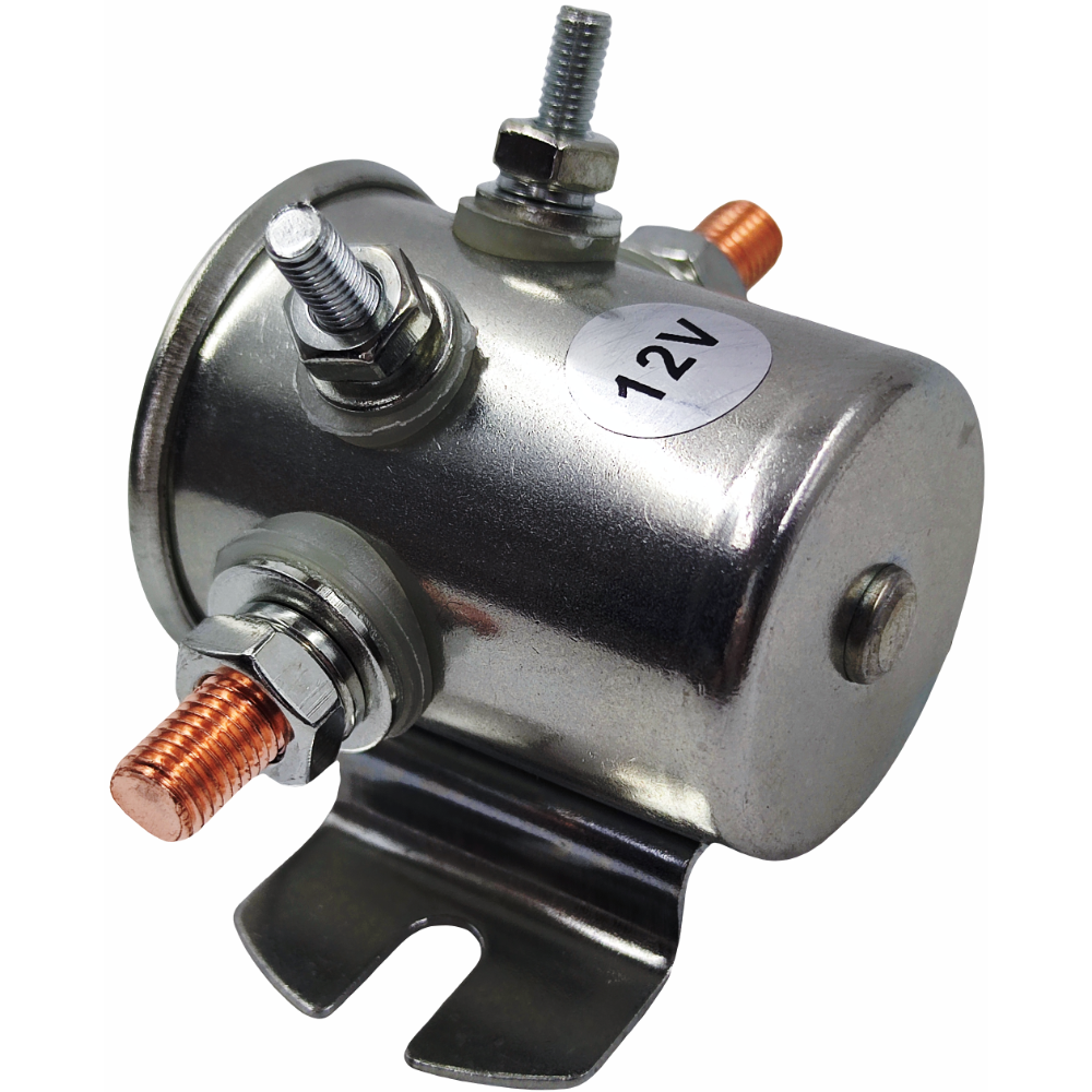 12V 200Amp Heavy Duty Continuous Solenoid Relay 1114208 for Winch Golf ...