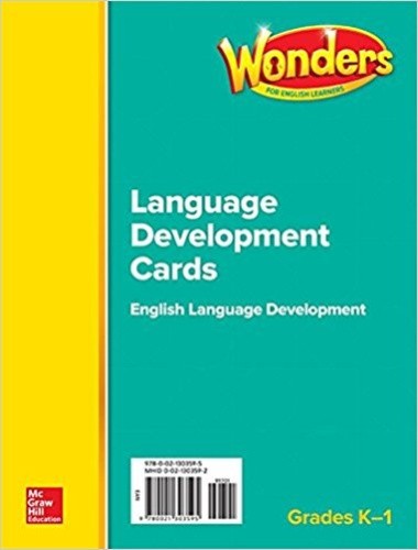 Wonders for English Learners Gk-1 Language Development Cards by McGraw ...