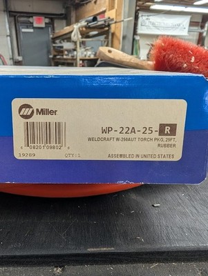 Miller WP-22A-25-R Automation Torch, 25ft Rubber, Water Cooled | eBay