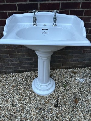 Sanitan Traditional Bathroom Suite Basin And WC. Reclaimed | eBay UK
