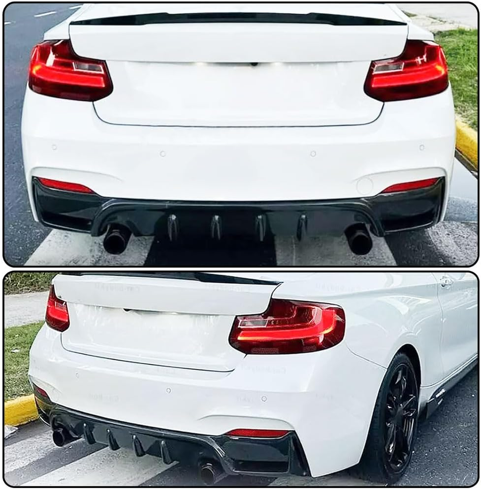 Rear Diffuser Lip For BMW F22 F23 235i M235i M Sport 2014-2019 Gloss ...