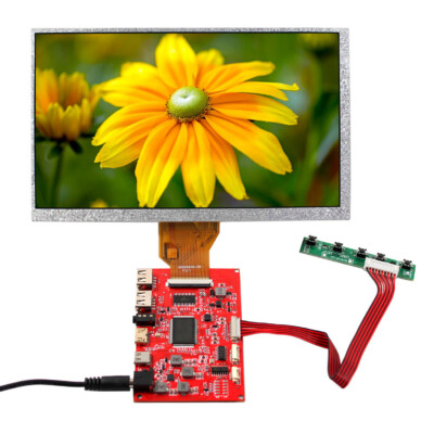 Type C 2USB mini HD Control Board and 9 in 800x480 AT090TN10 50pin LCD ...