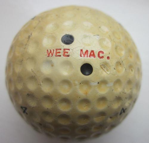 VINTAGE "WEE MAC" GOLF BALL | eBay