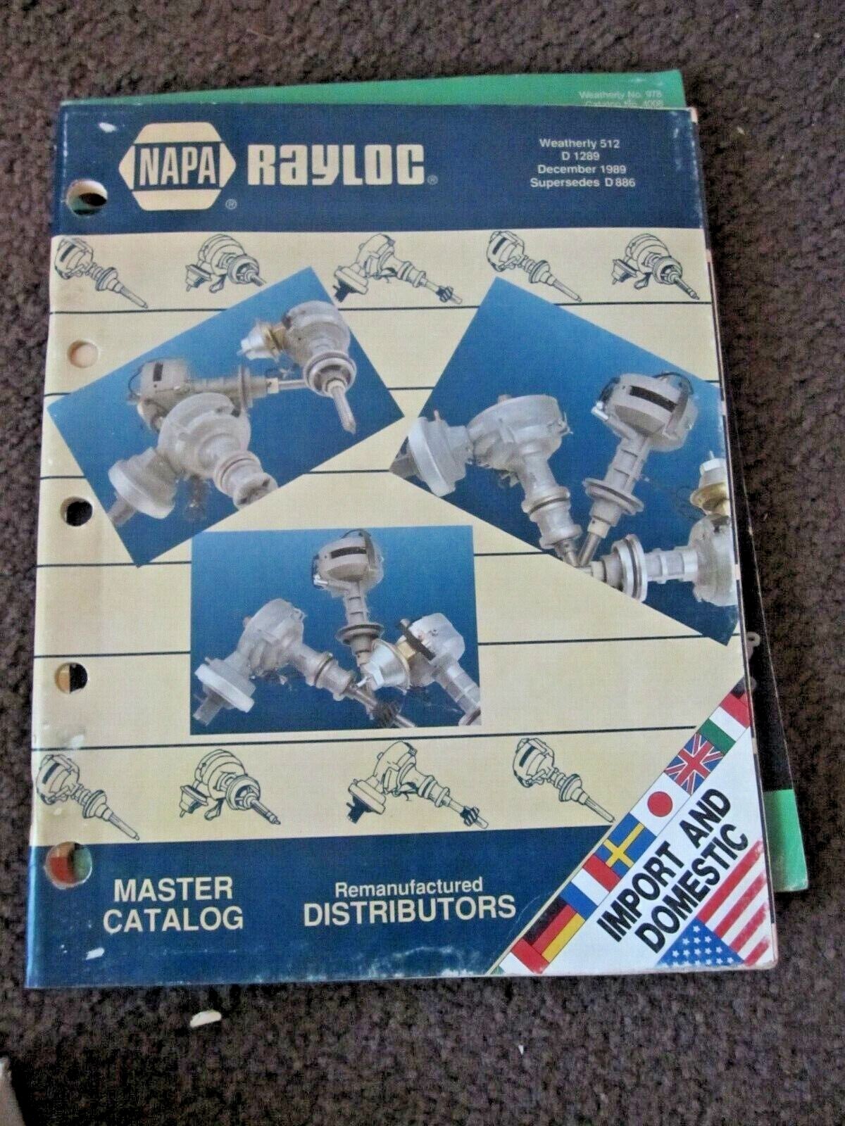 1989 NAPA REMANUFACTURED DISTRIBUTORS CATALOG FREE USA SHIPPING | eBay