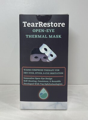 TearRestore Open-Eye Thermal Mask for Dry Eyes, Styes, and Irritation ...
