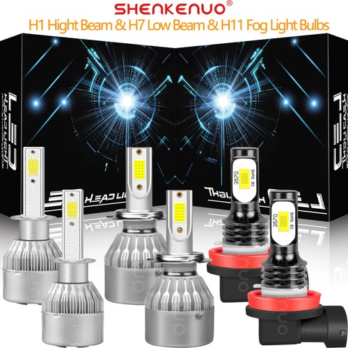 For Ford Fiesta MK7 2008-17 LED Headlights Xenon White 50w LED Fog ...