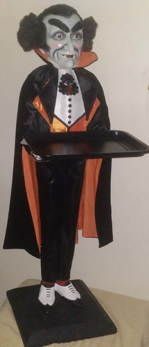 *RARE* NEW Katherines Collection 41"T Dracula Butler Halloween ORANGE ...