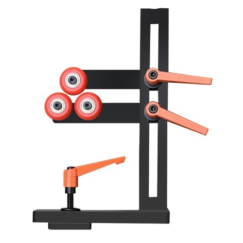 Wood Lathe Steady Rest，L-type Woodworking Lathe Center Frame with 3 ...