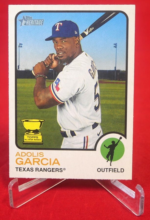 Adolis Garcia Rookie Gold Cup Heritage 2022 TOPPS Baseball Card #83 | eBay