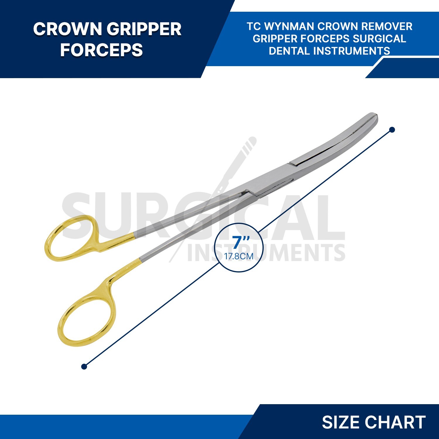 Wynman Crown Gripper Dental Surgical Instrument Dentist Stainless ...