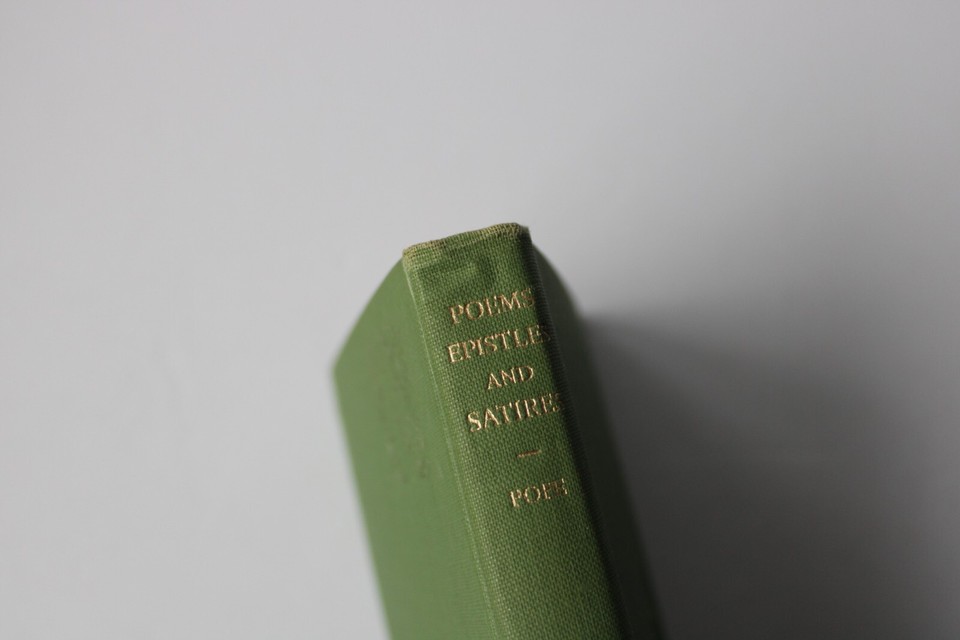 Alexander Pope Collected Poems Epistles Satires Everyman’s Library #760 ...