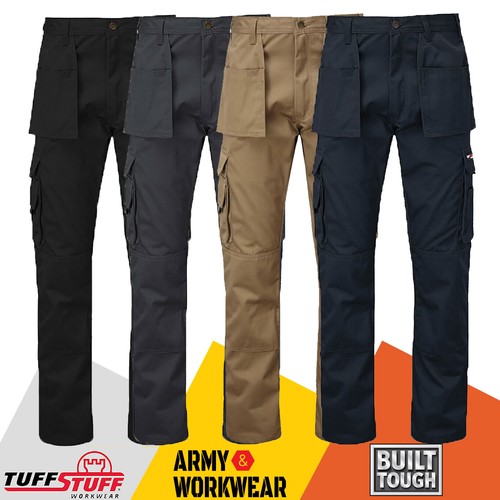Tuff Stuff Pro Mens Work Tough Trouser Premium Combat Cargo Knee Pad ...