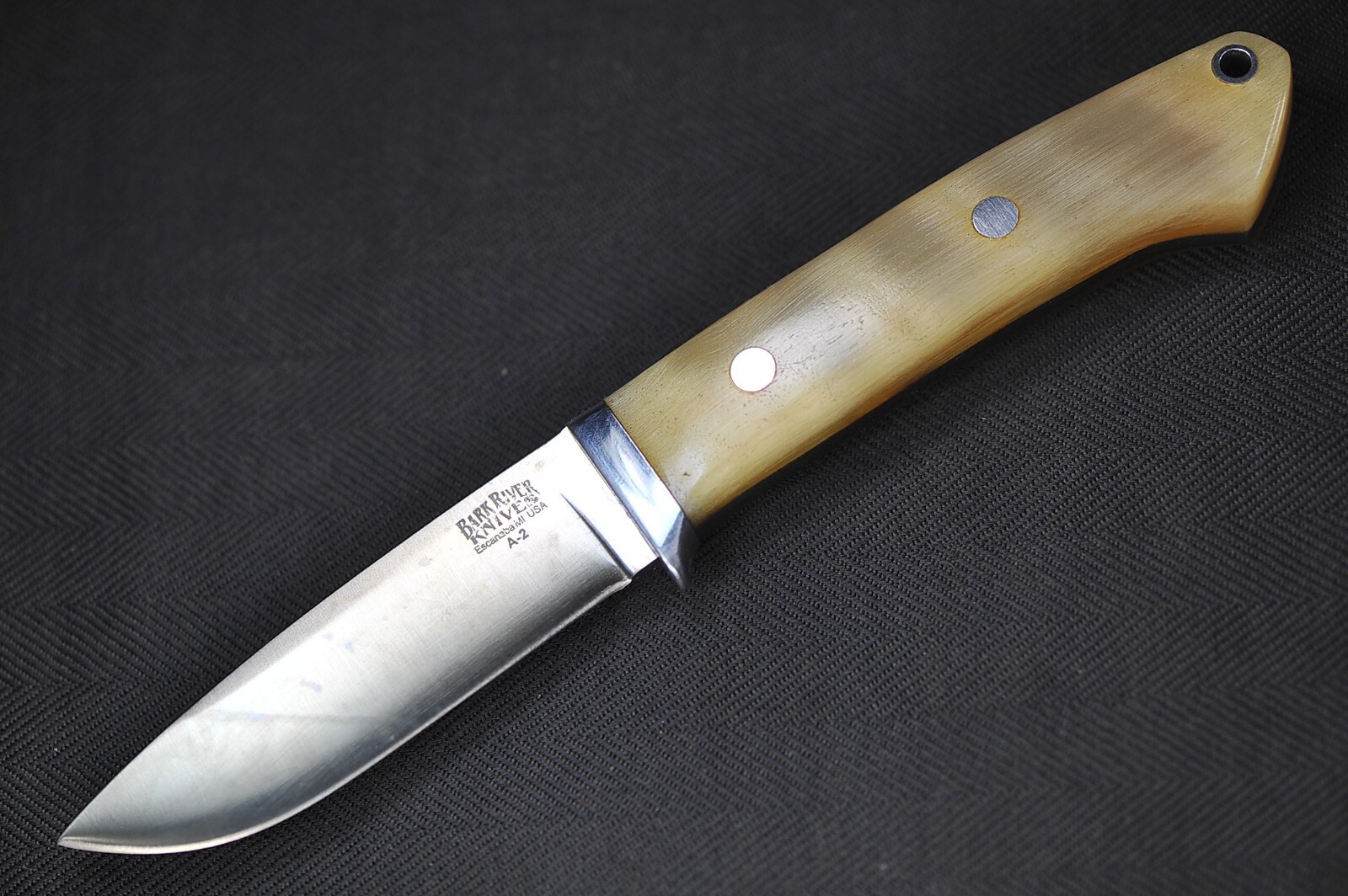 Bark Rivers Classic Drop Point Hunter .165" A2 Convexed Blade, Full ...