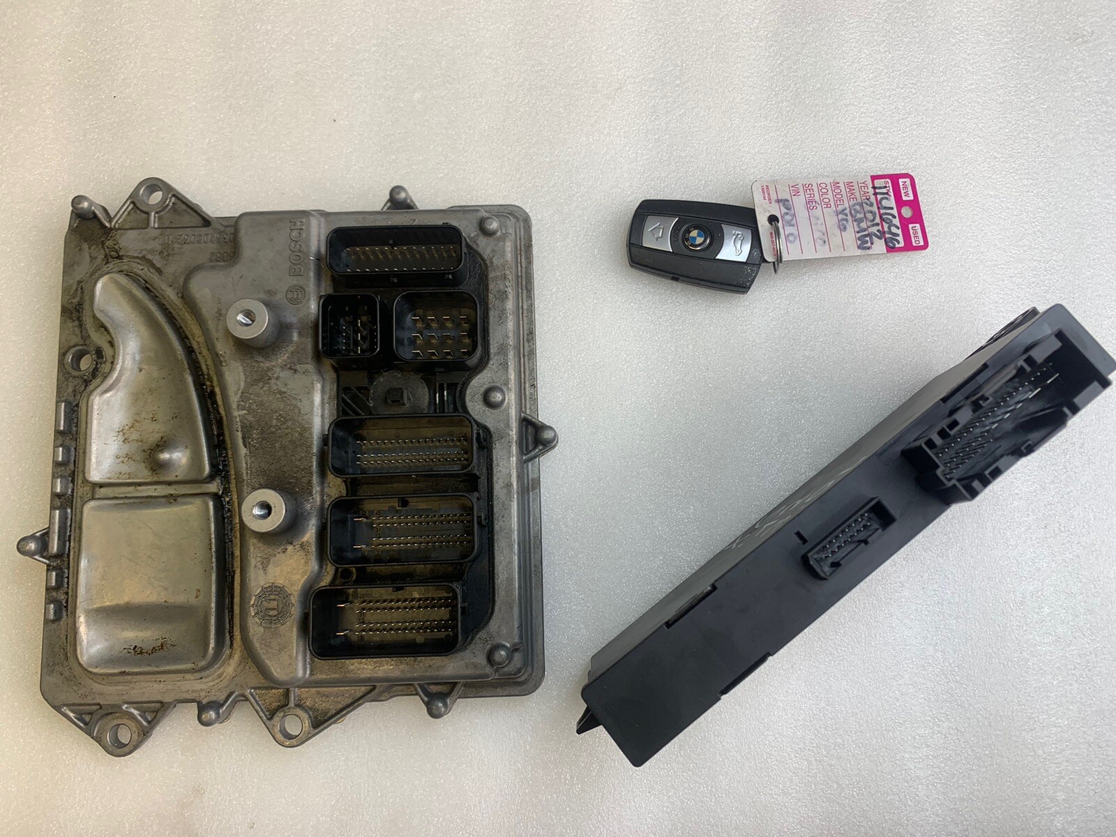 BMW X6 2012 3.0i N55 DME ECU Engine Control Unit CAS3 Module SET OEM ...