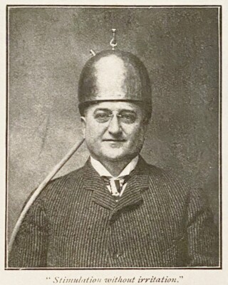 Baldness Cure Suction Helmet Stimulation EVANS VACUUM CAP Old1902 Photo ...