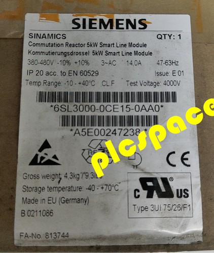 Siemens 6SL3000-0CE15-0AA0 brand new inductance meter Express DHL or ...
