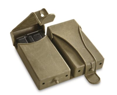 German G3 Magazine Dual Mag Hard Double Ammo Pouch Plastic Military ...