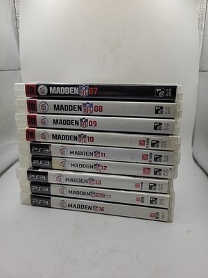 Madden NFL Lot 07, 08, 09, 10, 11, 12, 13, 14, 16 ( PlayStation 3 , PS3 ...