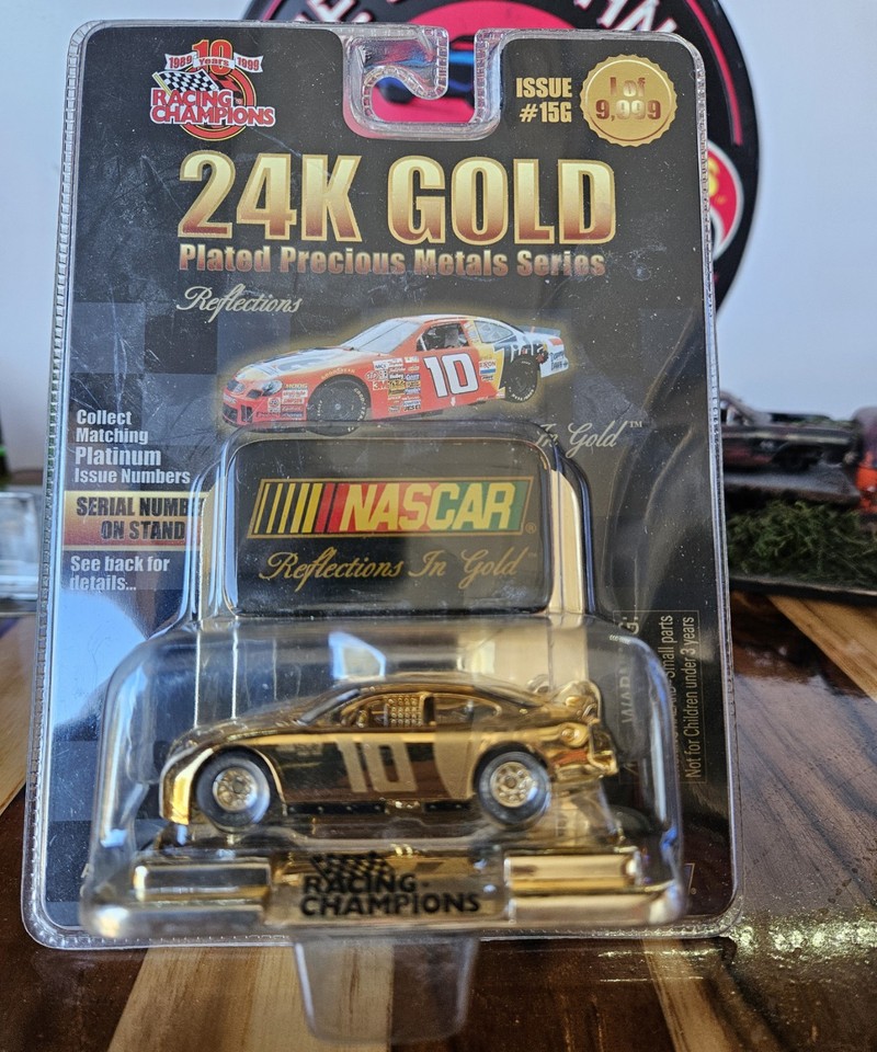 HOT WHEELS RACING CHAMPIONS 1999 24K GOLD RICKY RUDD NIP MINT LIMITED ...