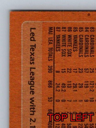 Neil Allen Pitcher New York Yankees Topps 1988 Baseball Card 384 ...