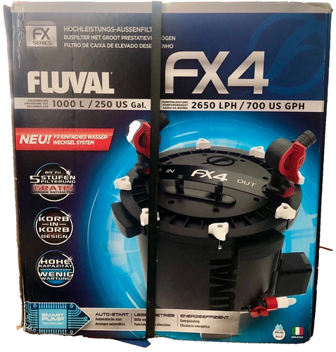Fluval FX4 Canister Filter High Performance For Aquarium | eBay