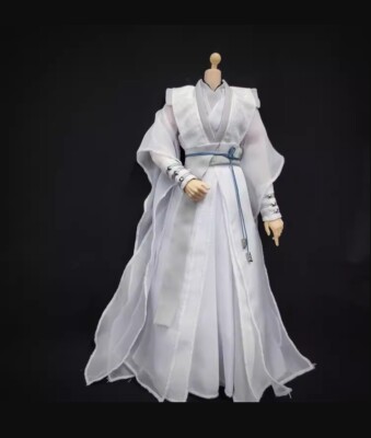 1/6 Scale Male Soldiers Gray Ancient Robe Clothing Fit 12" PH TBL ...