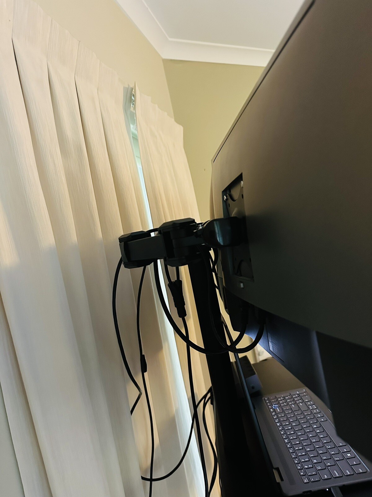 Home Office Setup - Electric Riser, Dell UltraSharp Monitors, Docking ...