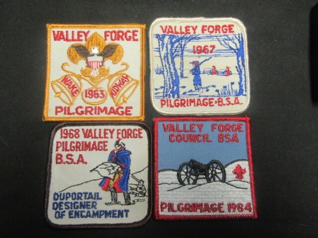 Valley Forge Pilgrimage Patches, Lot of 4 Different GA5 | eBay