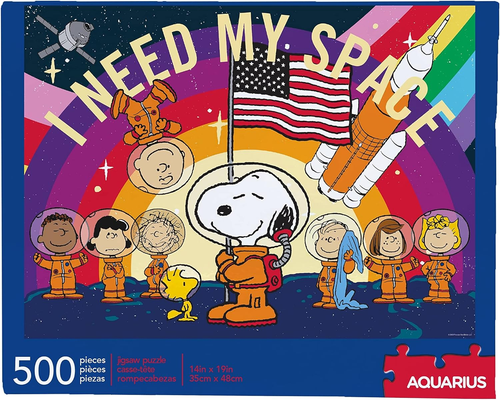 AQUARIUS Peanuts Snoopy in Space Puzzle (500 Piece Jigsaw Puzzle ...