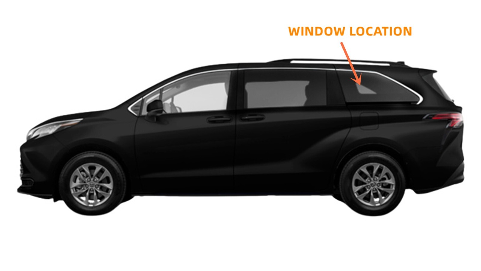 Driver/Left Side Quarter Window Glass For 2021-2025 Toyota Sienna | eBay