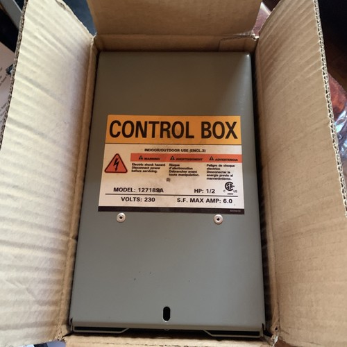 Star Submersible Well Pump Control Box 3 Wire + Ground 1/2 HP 230V ...