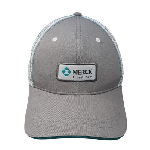 Merck Animal Health Trucker Hat Gray One Size Adjustable Mesh Back ...