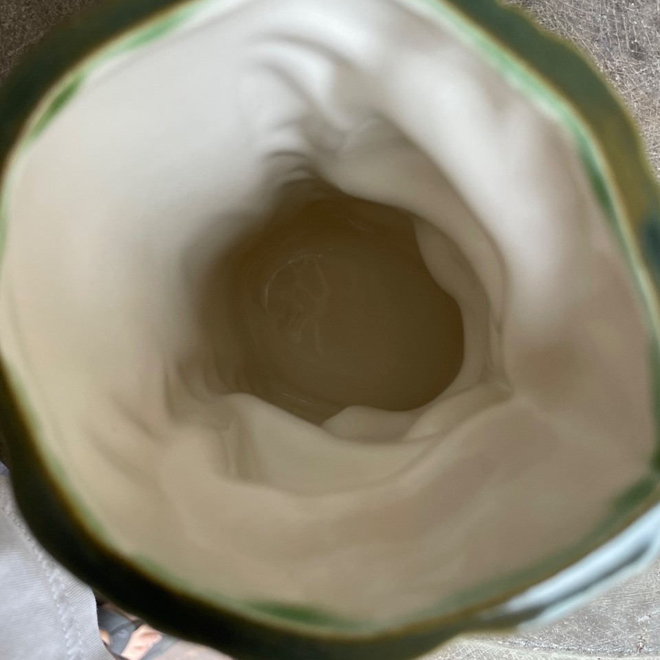 Tiki Objects by Artist Bosko NU-KU Lagoon Green Ceramic Mug #57 Rare ...