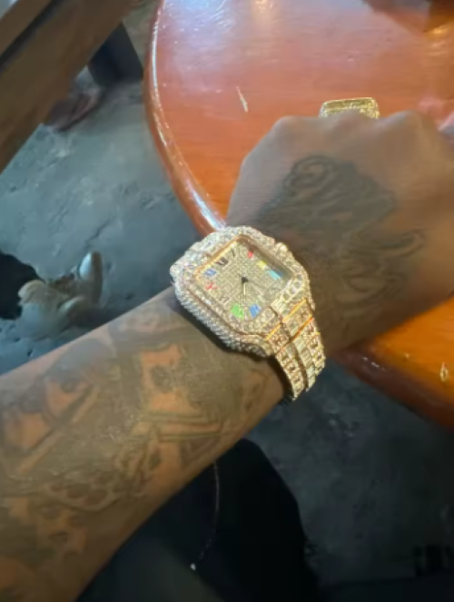 BRAND NEW! Silver 2025 Men ICED OUT MOISSANITE/DIAMOND SIMULATED luxury ...