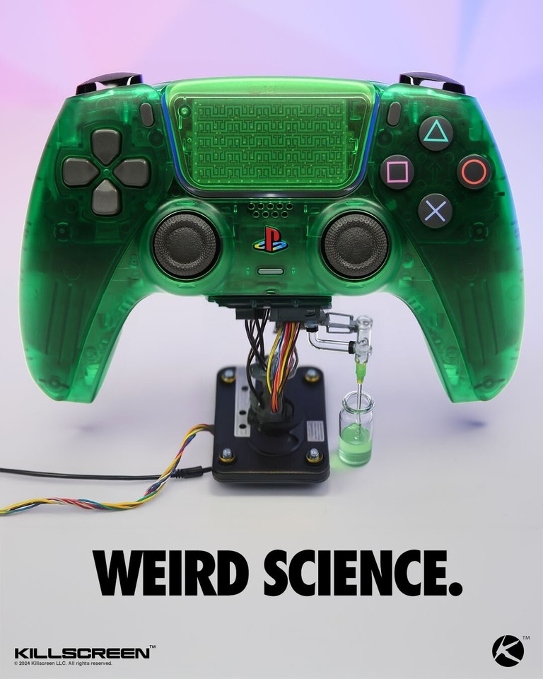 PS2 Emerald Killscreen Esports Clear Green Retro PS5 Controller DualSense Clicky | eBay