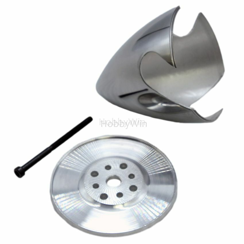 3 Bladed Aluminum Spinner 3in 76mm for DLE Gas Engine RC Plane Sporter ...