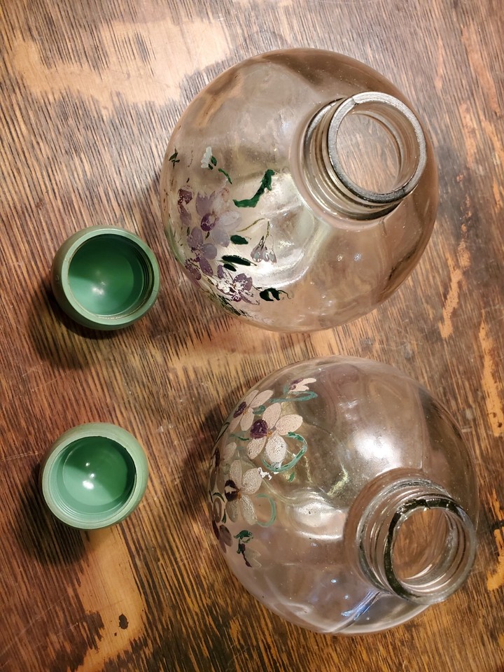 Pair Abietsan Vintage Flaroma Hand Painted Devon Violets Perfume ...