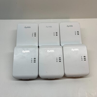 Lot of 6 ZyXEL HD Powerline 500 Mbp Wall-plug Adapters (PLA4205) | eBay