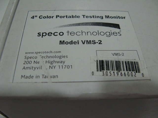 Speco Technologies VMS2 Install and Test Monitor LCD 4" for sale online ...
