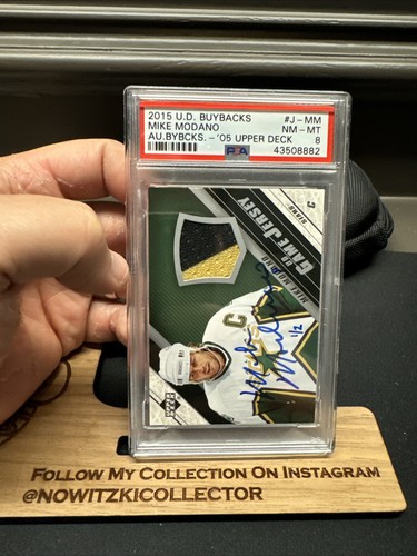 2015 UD Buybacks 2005 Mike Modano Patch Auto /2 Dallas Stars HOF | eBay