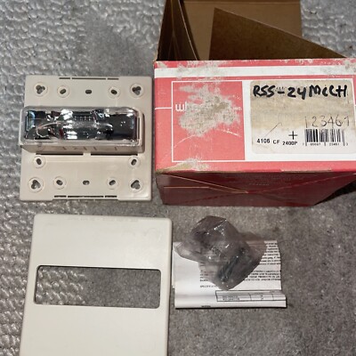 COOPER WHEELOCK RSS-24MCCH-FW 123461 STROBE WHITE CEILING 24 VDC 115 ...