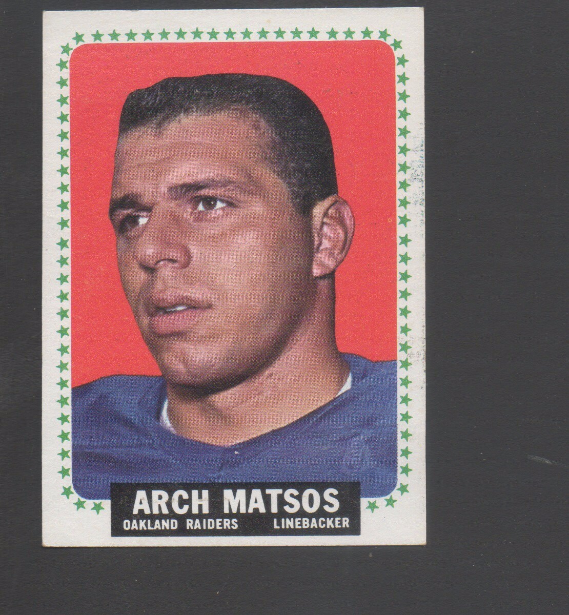 1964 Topps Football Card #144 Arch Matsos-Oakland Raiders near mint ...