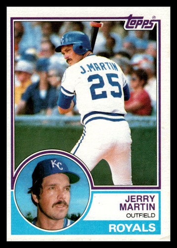 1983 Topps Jerry Martin #626 Kansas City Royals | eBay