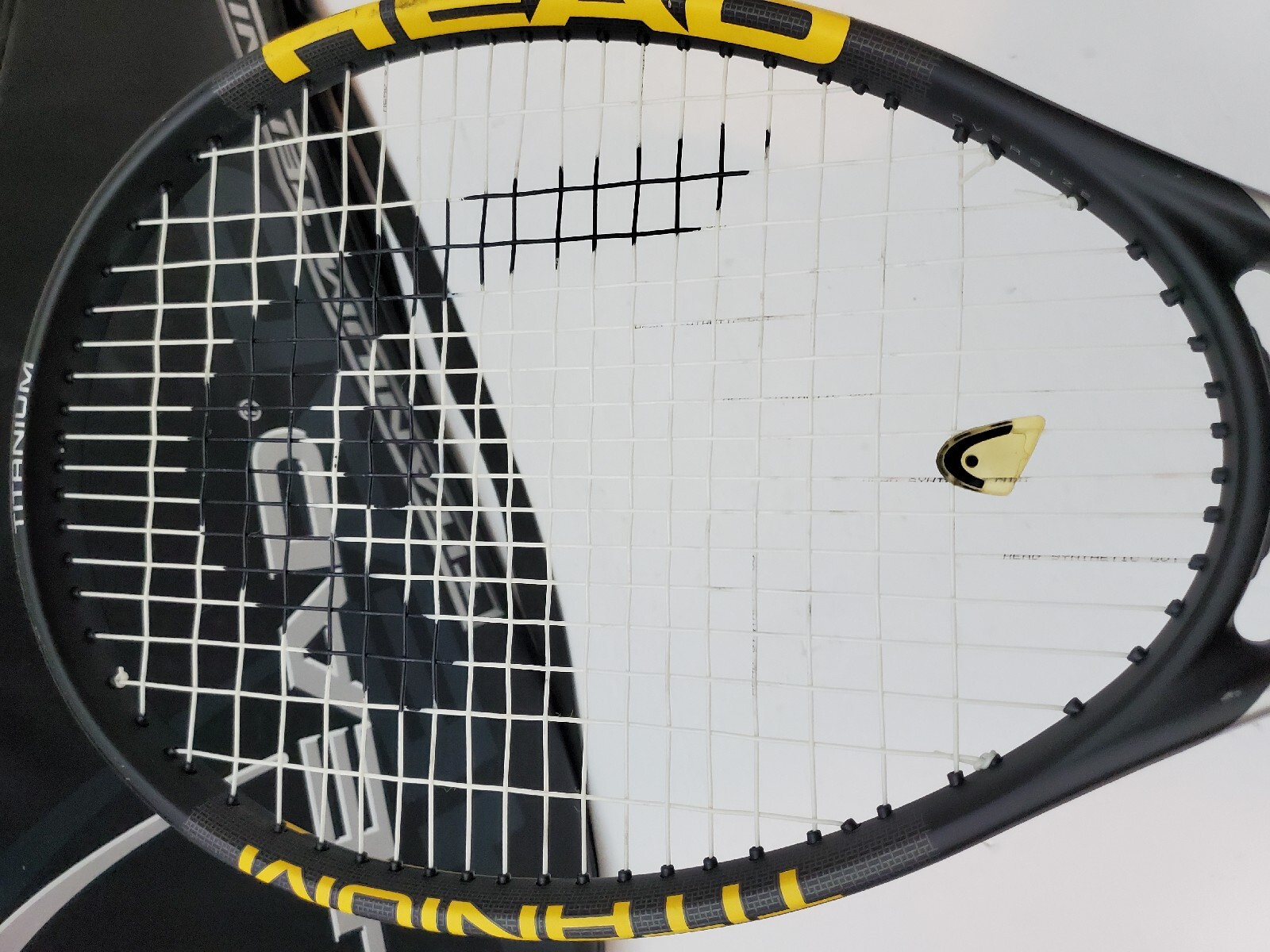 HEAD Titanium Ti S1 Pro Tennis Racquet Oversize 4 5/8 in Grip w/ Case ...