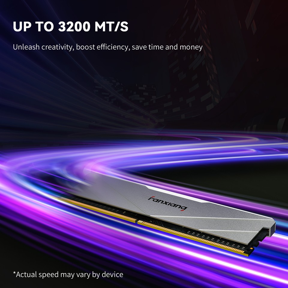 Fanxiang 16GB (2 x 8GB) 3200MHz DDR4 RAM Desktop PC Memory Stick with ...