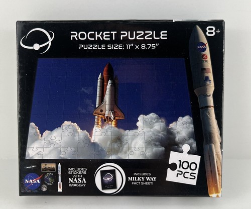 NASA Rocket Stickers w/ NASA Imagery 11" × 8.75" Puzzle NEW Free ...