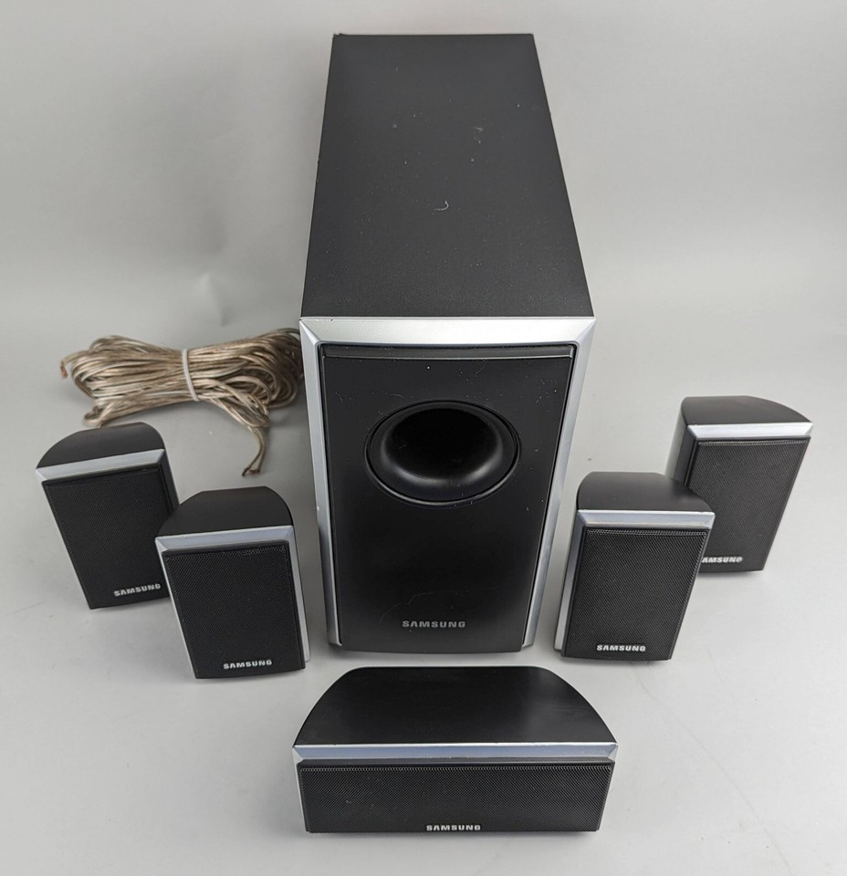 Samsung 6 Piece Surround Sound Speakers (2)PS-FQ45 & RQ45 (1)PS-CQ45 ...