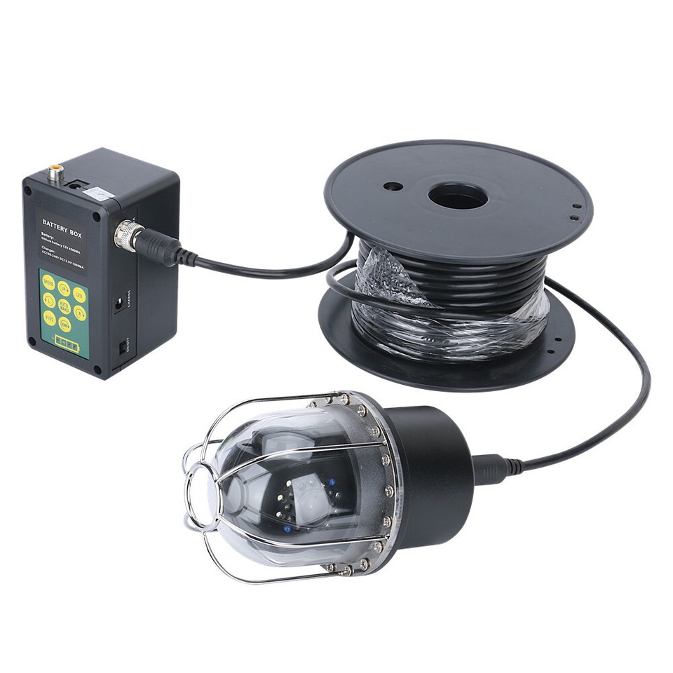 7 Inch 50M Underwater Fishing Camera IP68 Waterproof 360 Degree ...