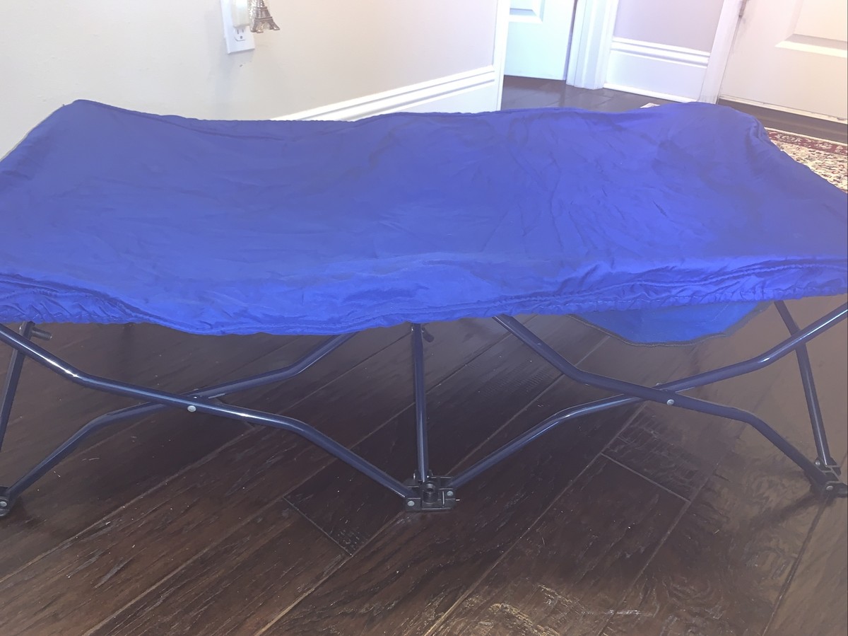 Regalo My Cot Portable Toddler Bed Gray Extra Long My Cot® Portable