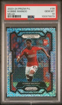 2023-24 Panini Prizm Premier League #38 Kobbie Mainoo Mojo PSA 10 | eBay